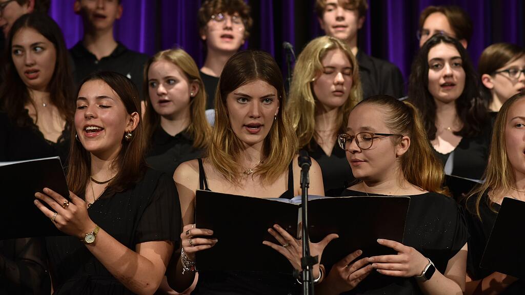 Passion pur – der Freifach-Chor des Gymnasiums Immensee in Aktion.