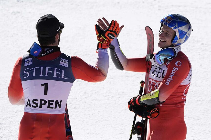 Doppelsieg in Aspen: Marco Odermatt gewinnt den Riesenslalom vor Loïc Meillard