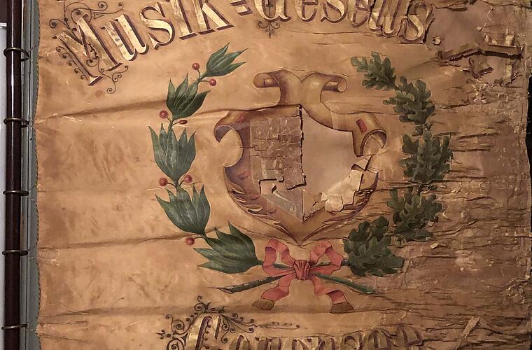 Die Fahnen der Musikgesellschaft Geuensee