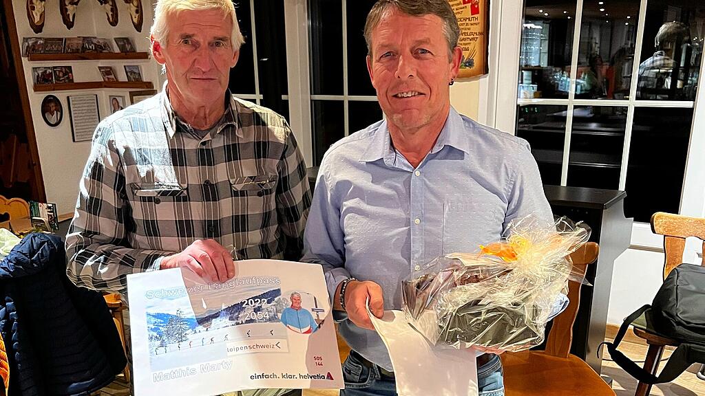 Matthis Marty (links) und Kurt Schuler wurden für ihre grossen Verdienste zu Ehrenmitgliedern ...