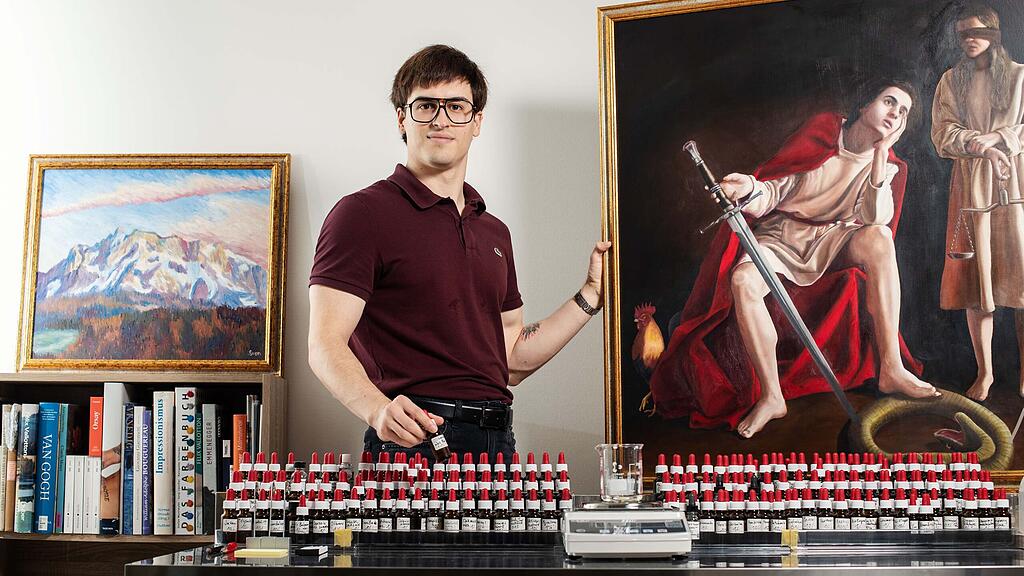 Der Luzerner Sven Geisser, 24, ist bildender Künstler und entwickelt ...