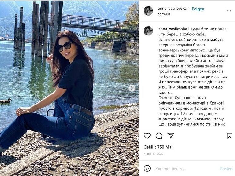 Ukrainisches Top-Model mag das Tessin