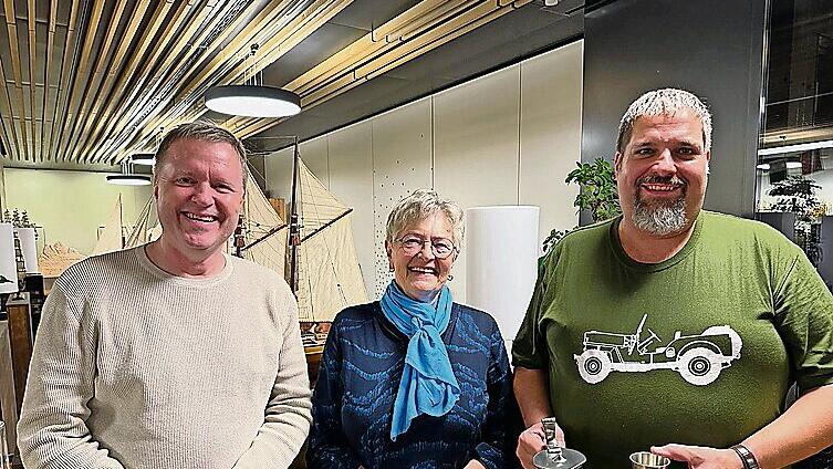 Die Sieger (von links): Christian Guzek, Rösy Kenel, Kurt Schuler.