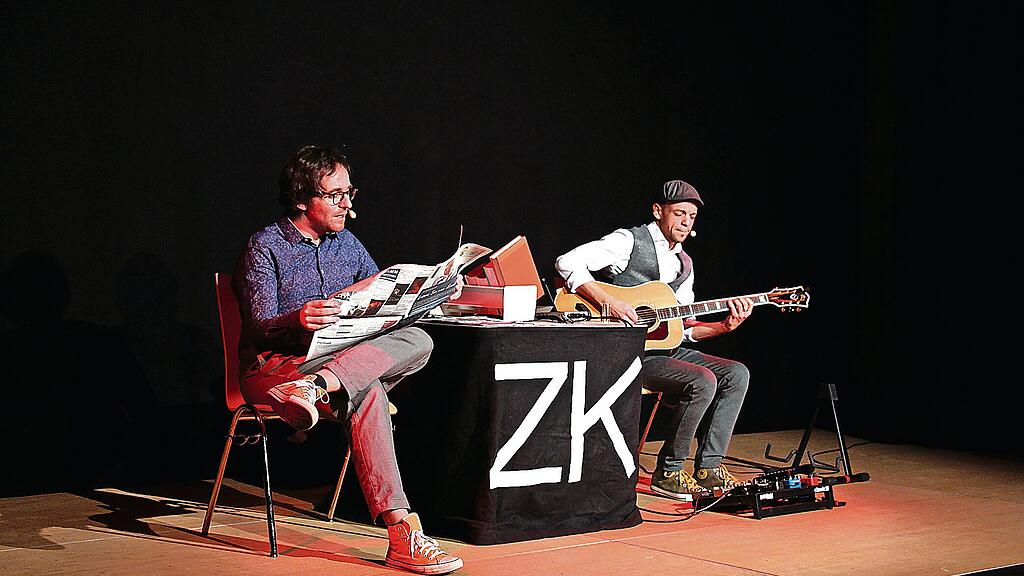 Das ausgiebige Lesen der Tagespresse im Detektivbüro Zumstein-Kuster ...