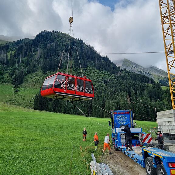 Das ist die neue Kabine der Luftseilbahn aufs Brienzer Rothorn