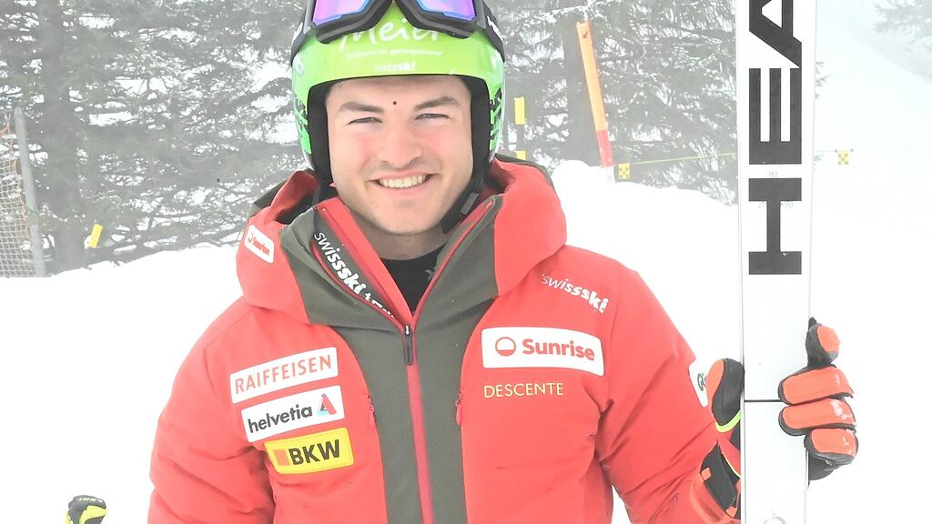 Alessio Miggiano siegte im zweiten FIS-Super-G auf dem Stoos.