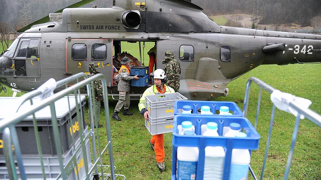 Stolz ist Zopp auf die Bewältigung des Ereignisses Bristen, als im März ...