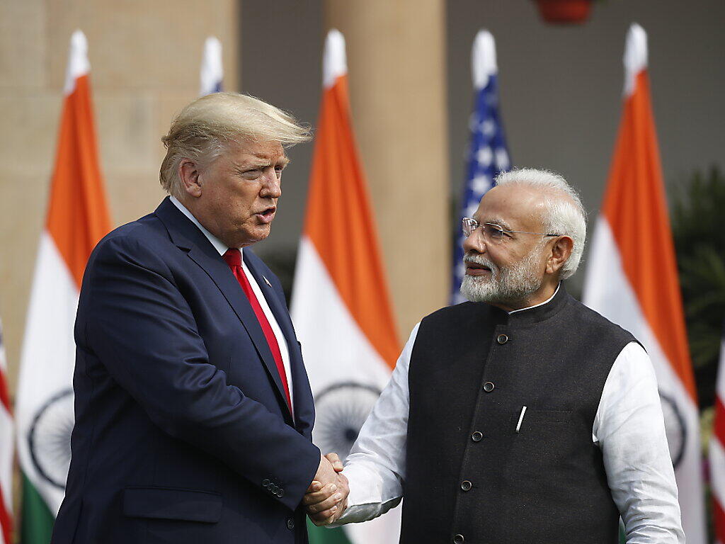 Trump zu Gesprächen bei Indiens Premier Modi | International | Bote der ...