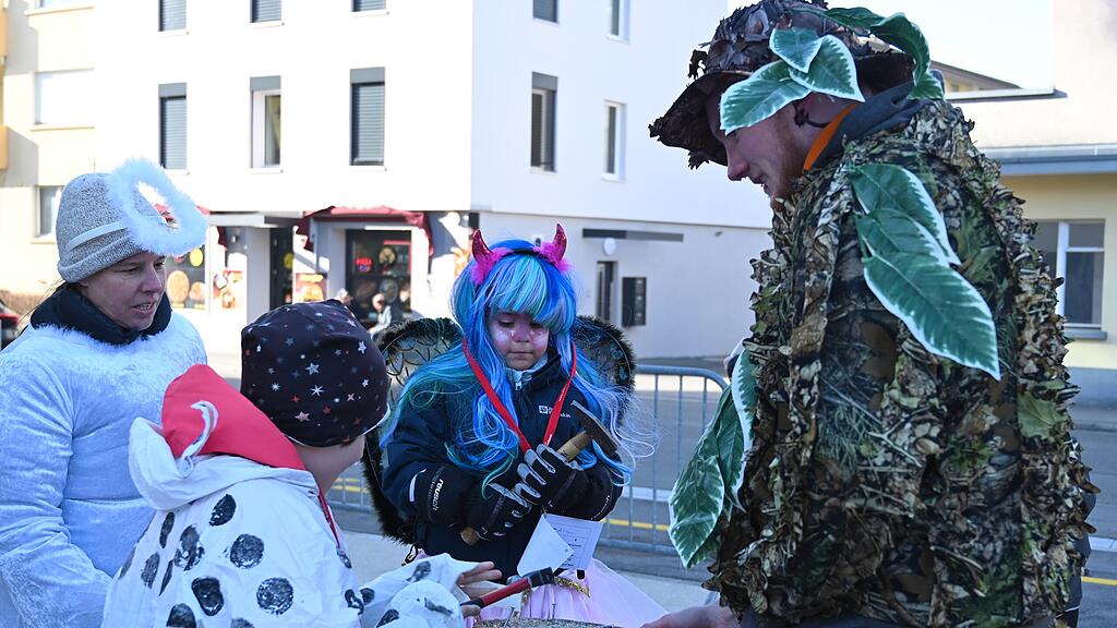 Viel Spiel und Spass bot die Kinderfasnacht.