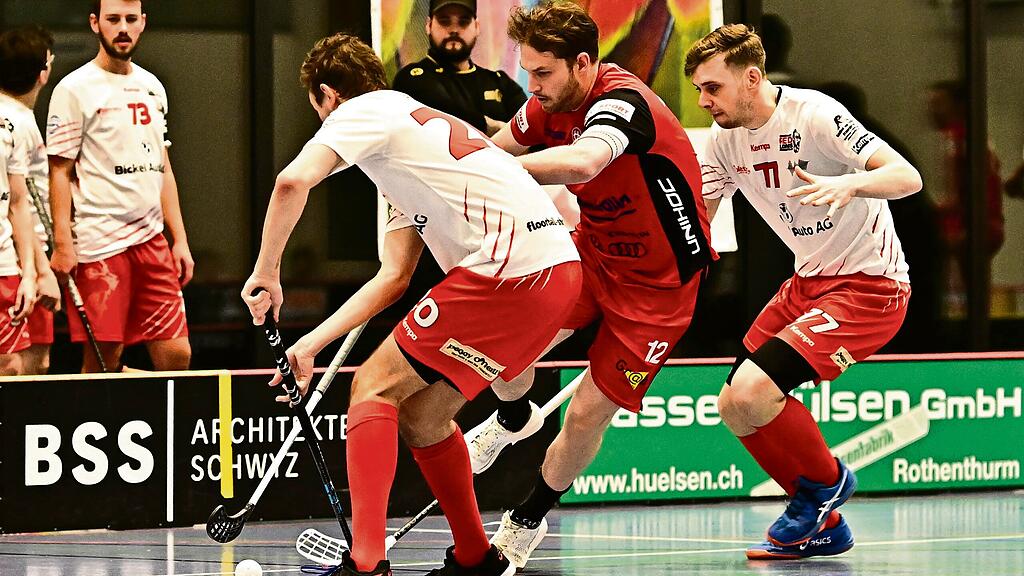 Die Vipers (im Bild Marco Bachmann) konnten sich gegen Frauenfeld zu ...