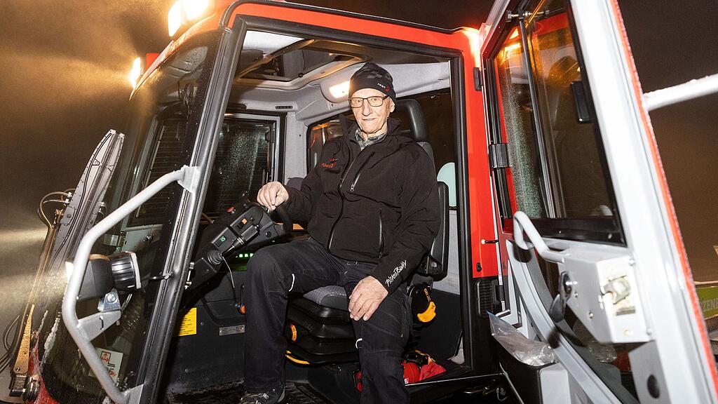 Martin Lipp ist Loipenfahrer aus Leidenschaft.
