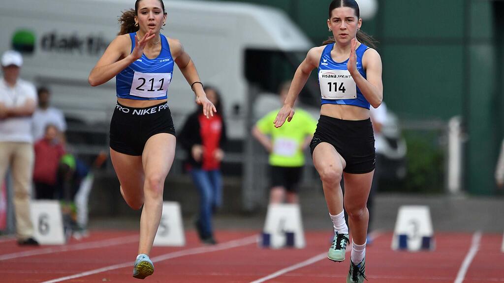 LCA-Athletin Michelle Zurfluh (rechts) setzte sich beim Jahrgang 2009 ...