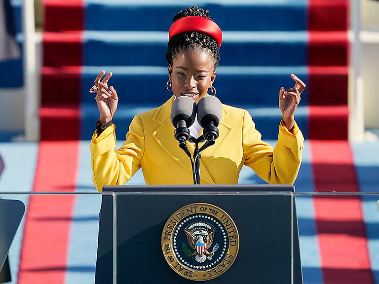 Dichterin Gorman trägt Gedicht bei UN vor