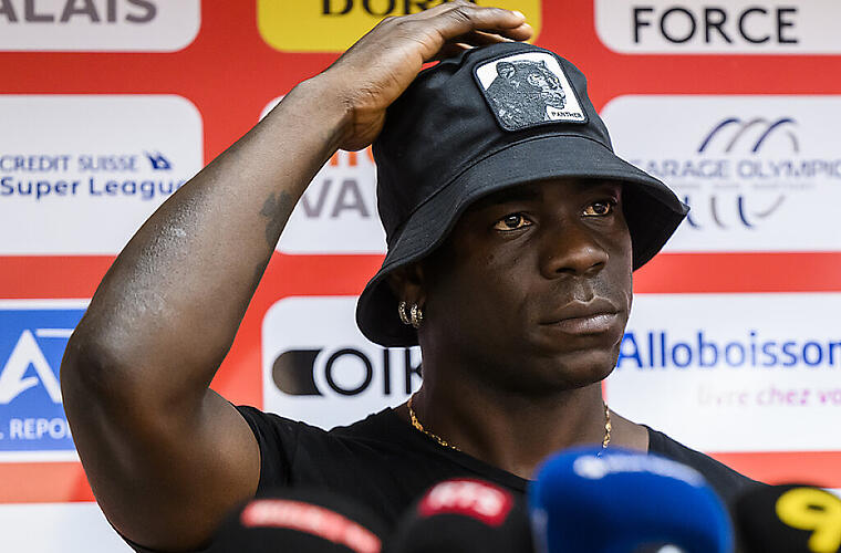 Mario Balotelli stellt sich im Wallis vor