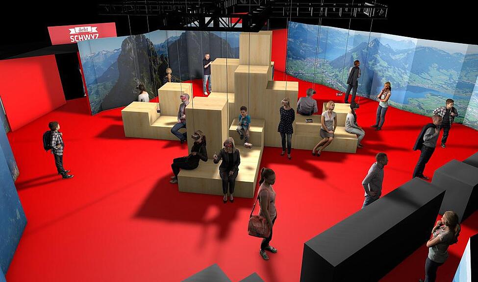 So präsentiert sich der Kanton Schwyz an der Zuger Messe 2016