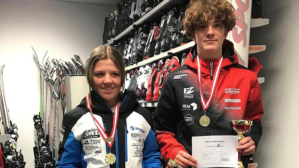 Anna Annen und Donat Arpagaus fuhren die schnellsten Zeiten heraus.