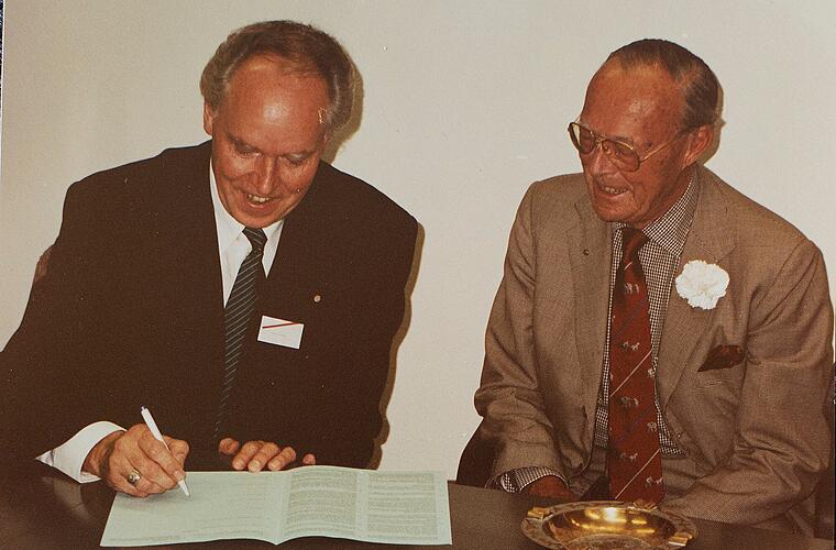 Als ein Prinz den Unternehmer Groth in Unterägeri besuchte: «Er war ...