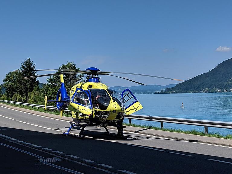 Heli fliegt verletzten Velofahrer ins Spital