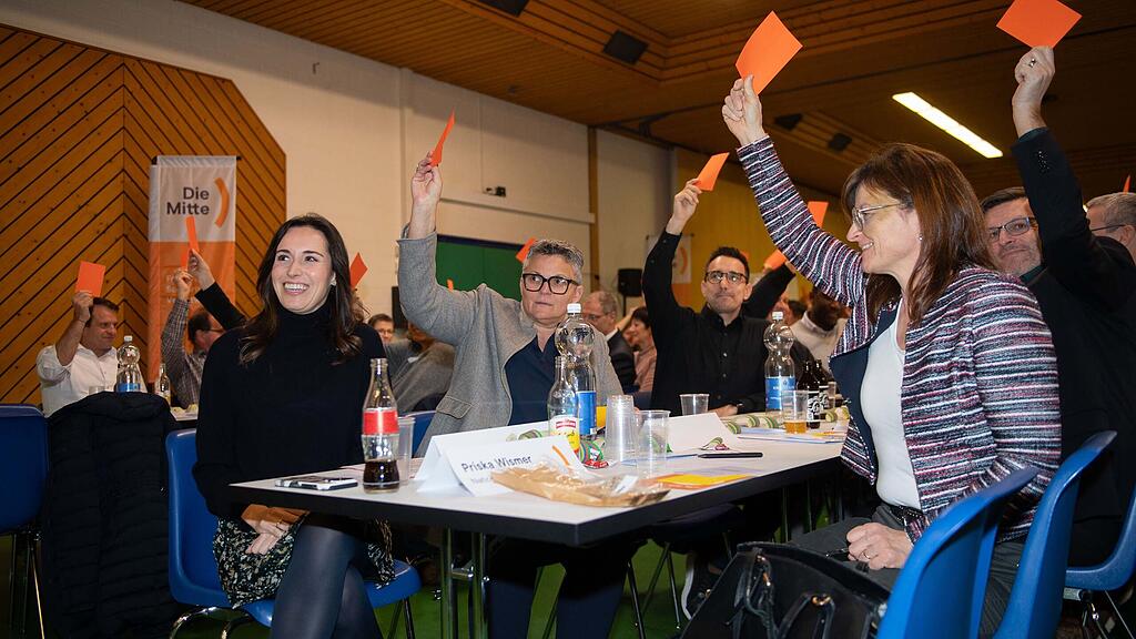 Karin Stadelmann im Moment ihrer Wahl.
