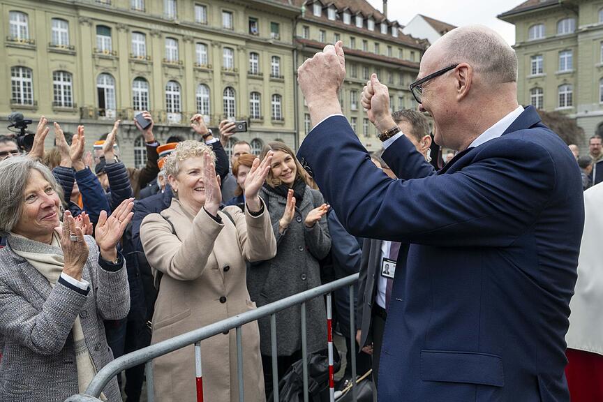 Martin Pfister ist Bundesrat – die Bilder seiner Wahl
