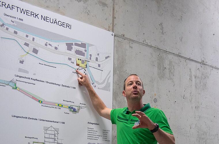 Philippe Wehrli ist der Herr über den Pegelstand