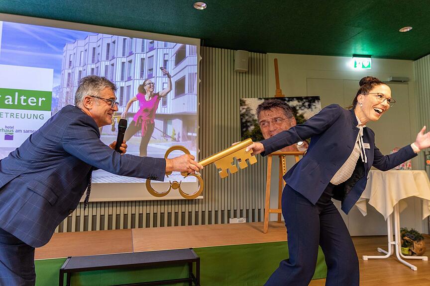 Neue Etappe in der «Schärme»-Schlüssel-Stafette