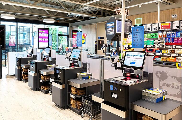 Lidl führt Self-Checkout-Kassen ein