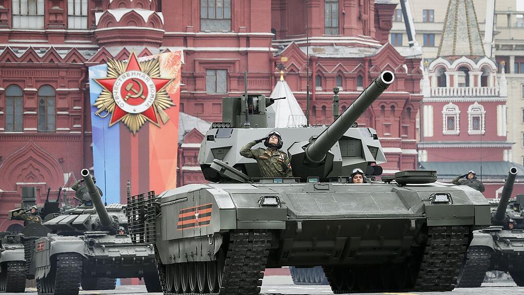 Der T-14 «Armata» an der Siegesparade im Mai 2018 in Moskau. Sein ...