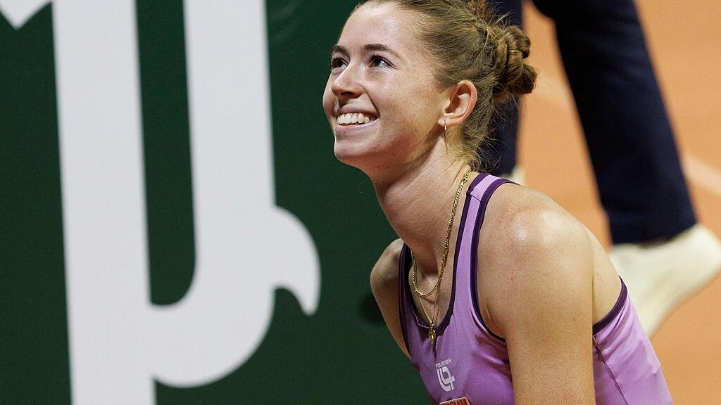 Simona Waltert steht bei ihrem ersten Grand-Slam-Turnier in der zweiten ...