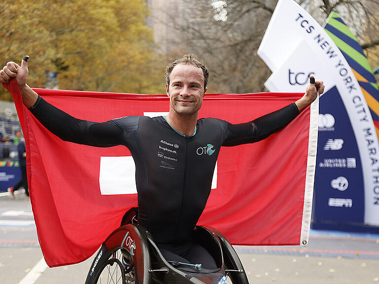 Marcel Hug mit Streckenrekord in New York