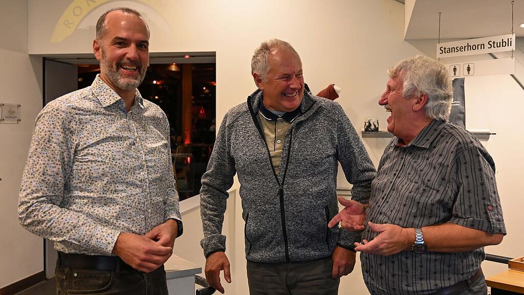 So wie Patrick Zwyssig, Josef Burch und Hans Graf (von links) hatten ...