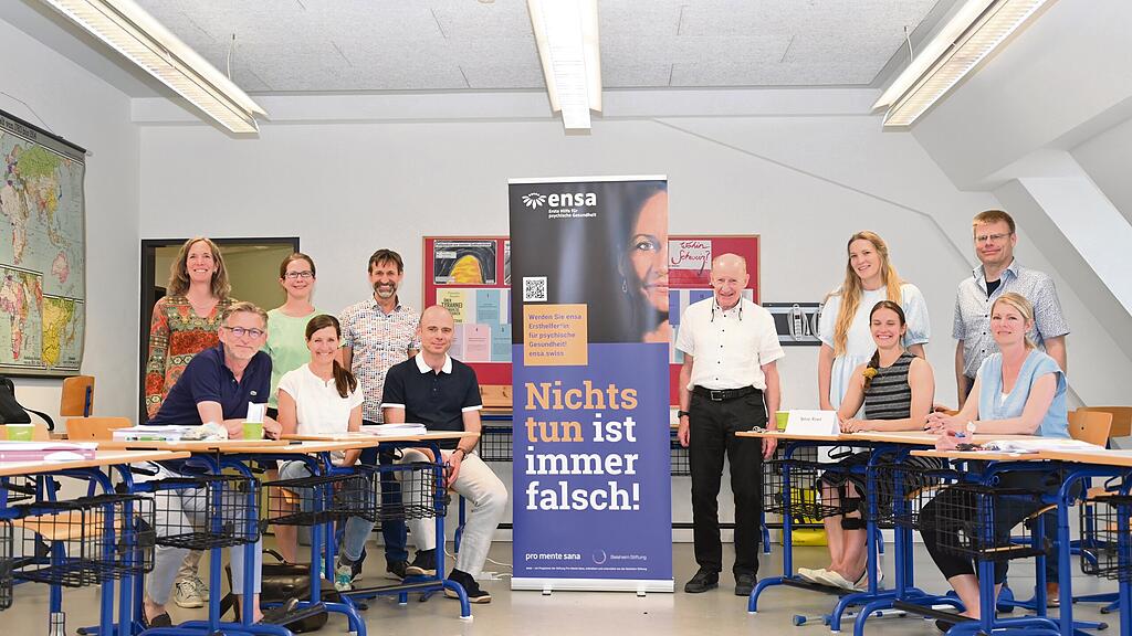 Die Kursteilnehmenden (von links): Bettina Bieri, Marc von Moos, Judith ...