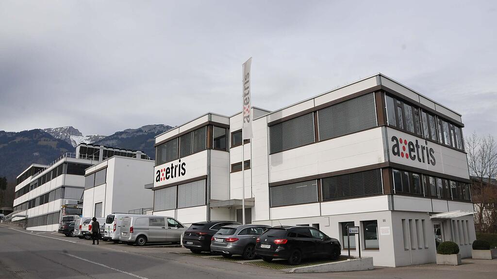 Das Gebäude der Axetris AG.