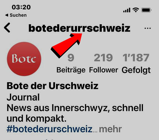 Achtung: Wieder ein Fake-Profil auf Instagram