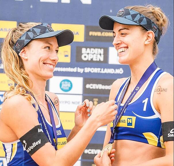 Das beste Schweizer Beachvolleyballduo Betschart/Hüberli ist bald ganz ...