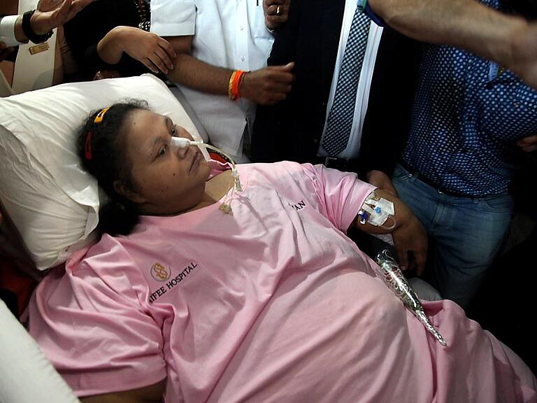 Einst dickste Frau der Welt macht nun Physio