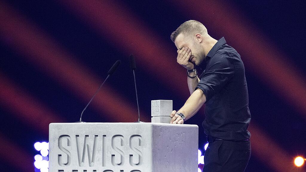 Cyrill Rusch vom Ländlertrio Rusch-Büeblä aus Vorderthal durfte am ...