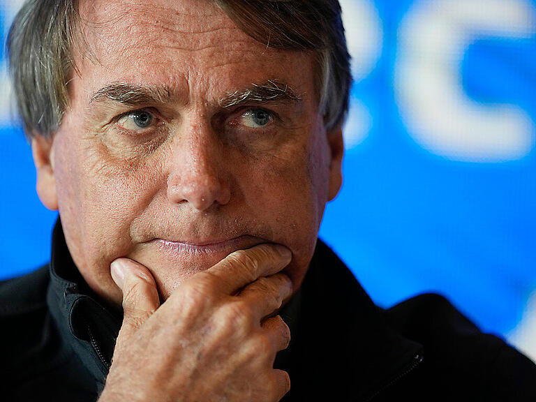 USA: Bolsonaro fährt mit Anhängern Motorrad