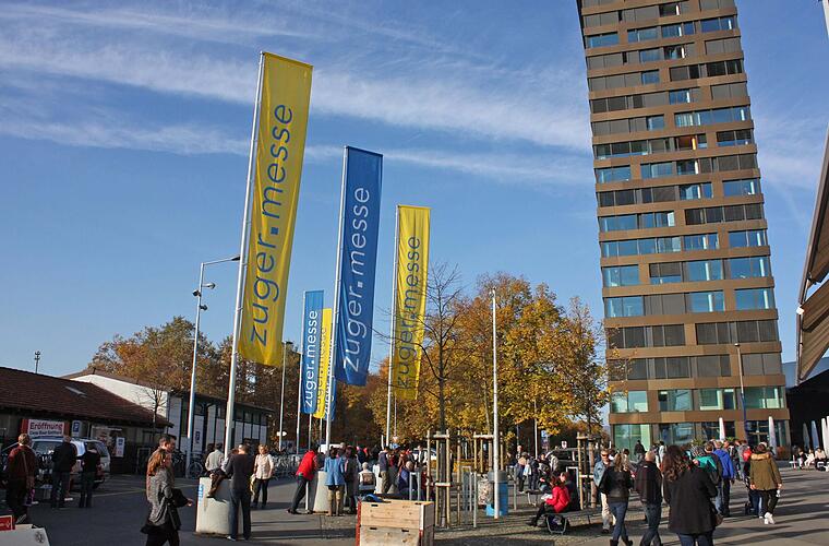 Die Zuger Messe ist bereit – sämtliche Ausstellungsplätze sind belegt