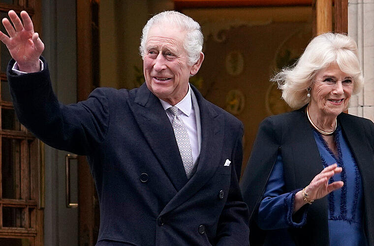 Genesungswünsche für König Charles