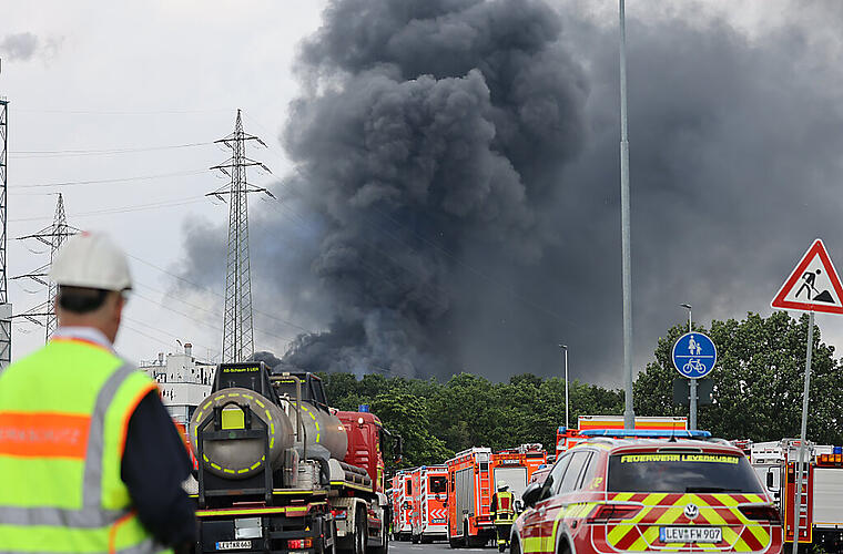 Heftige Explosion in deutschem Chemiewerk
