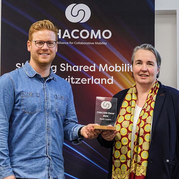 Stadt Luzern gewinnt Preis für Carsharing-Förderung