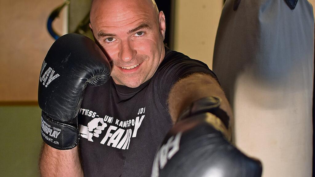 Ivo Furrer im Trainingsraum.