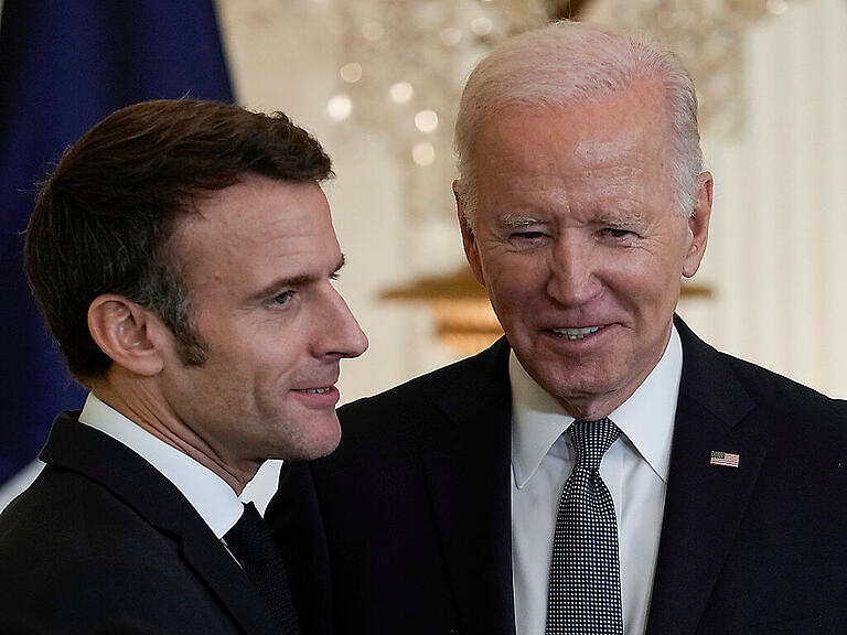 Biden und Macron betonen Einigkeit