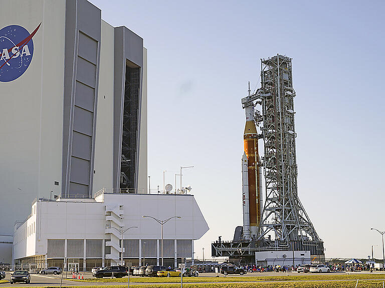 Neues Nasa-Raketensystem ausgefahren