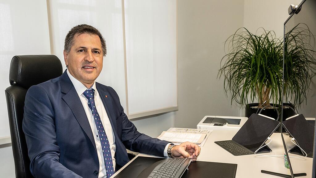 Regierungsrat Sandro Patierno, Vorsteher des Umweltdepartements, ist ...