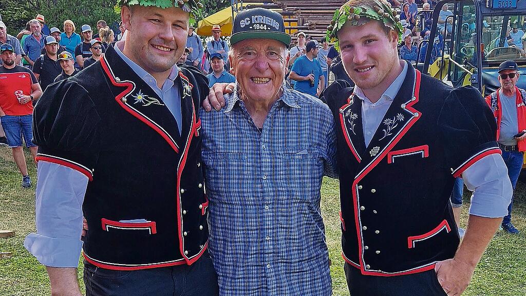 Christian Schuler, Rothenthurm (links), und Toni Steiner, Ingenbohl ...