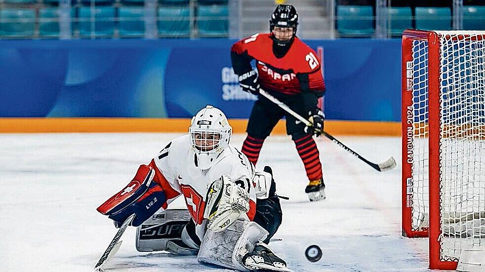 Valentina Camenzind vertrat die Schweiz als Torhüterin an den ...