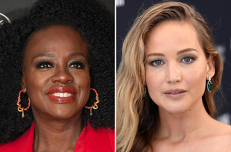 Lawrence und Davis über Mutter-Momente