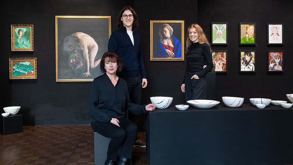 Generationen und Kunst mischen sich in der Luzerner Galerie Vitrine ...